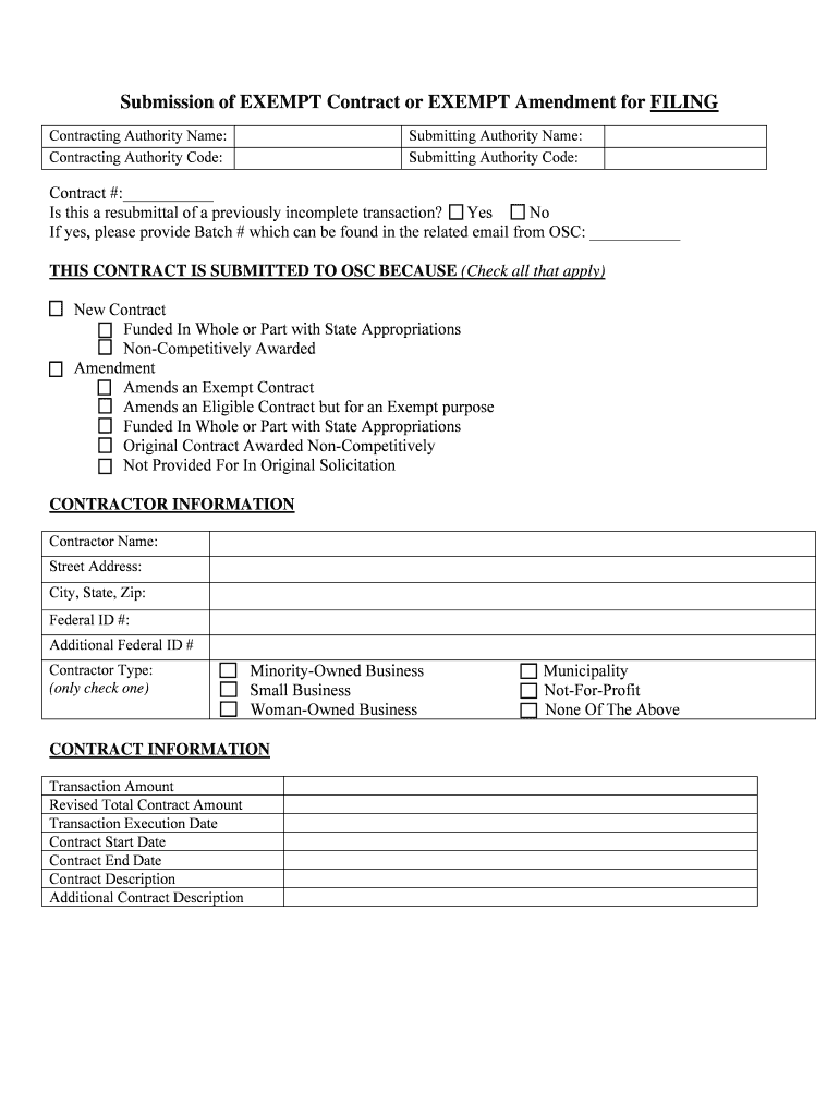 Fillable Online osc state ny Exempt Filing Cover Sheet Sept23 Fax Email ...