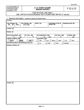 Fillable Online uscg CG5584.PDF. US Coast Guard Mishap Report Fax Email Print - pdfFiller
