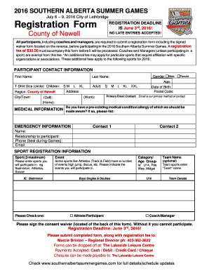 Fillable Online NO LATE ENTRIES ACCEPTED Fax Email Print - pdfFiller