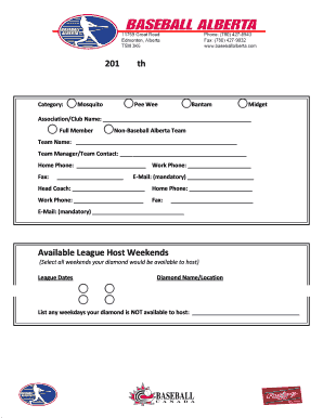 Fillable Online 201 COMMUNITY DIVISION PROVINCIAL TEAM ENTRY FORM Fax ...