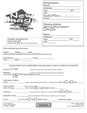 Fillable Online Billing Address: Fax Email Print - pdfFiller