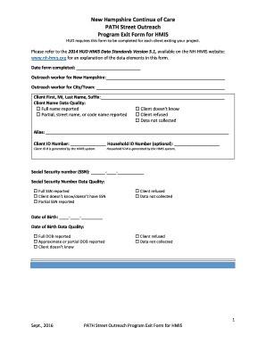 Fillable Online PATH Street Outreach Fax Email Print - pdfFiller