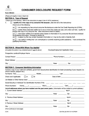 Fillable Online CONSUMER DISCLOSURE INSTRUCTIONS - CoreLogic Fax Email ...