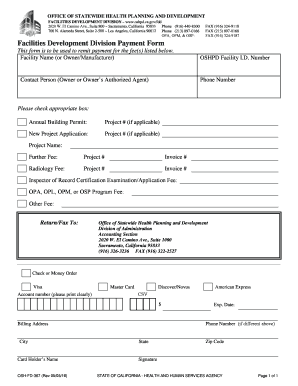 Fillable Online oshpd ca STATE OF CALIFORNIA - HEALTH AND HUMAN ...
