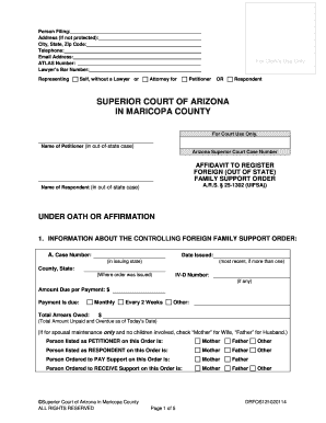 Fillable Online superiorcourt maricopa HOW TO FILL OUT THE FORMS TO ...