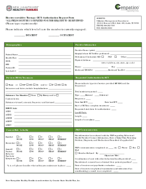 Fillable Online Electroconvulsive Therapy (ECT) Authorization Request ...