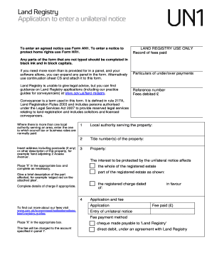 Un1 Form - Fill Online, Printable, Fillable, Blank | pdfFiller