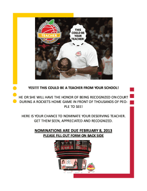 Fillable Online TOG 2012-13 Information flier & Nomination form Fax ...