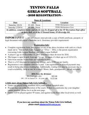 Fillable Online TFMS Multipurpose Gym Fax Email Print - pdfFiller