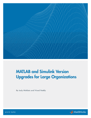 Fillable Online MATLAB and Simulink Version Fax Email Print - pdfFiller