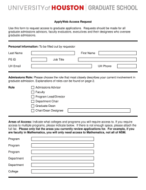 Applyweb Uh - Fill Online, Printable, Fillable, Blank | pdfFiller
