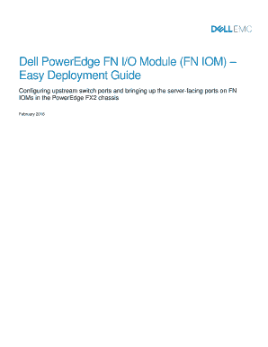 Fillable Online Dell PowerEdge FN I/O Module (FN IOM) Fax Email Print ...