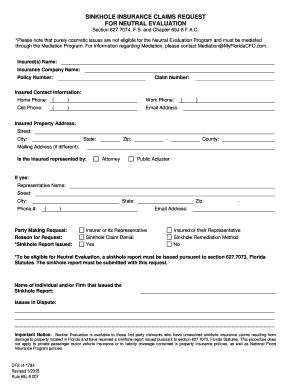 Fillable Online FOR NEUTRAL EVALUATION Fax Email Print - pdfFiller
