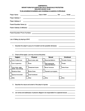 Fillable Online Report Form.docx Fax Email Print - pdfFiller