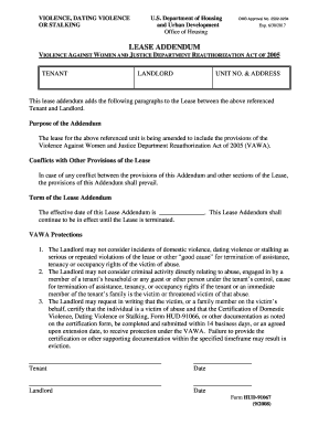 Fillable Online lease addendum - Loveland Housing Authority Fax Email ...