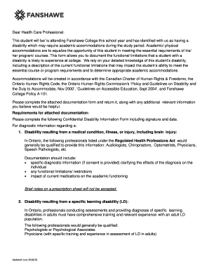 Fillable Online Confidential Disability Information Form Fax Email ...