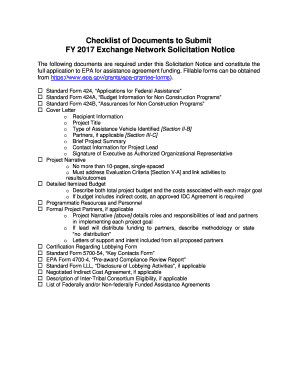 Fillable Online Checklist of Documents to Submit Fax Email Print ...