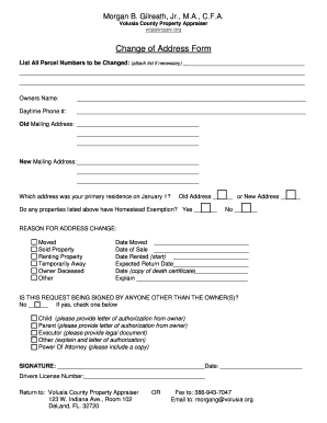 Fillable Online vcpa vcgov vc-Address Change Form.pdf Fax Email Print ...
