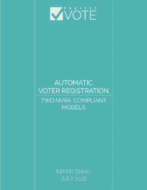 Fillable Online projectvote TWO NVRA-COMPLIANT - projectvote Fax Email ...