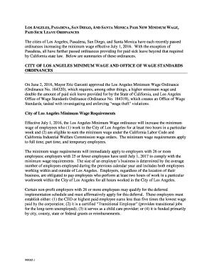 Fillable Online LOS ANGELES, PASADENA, SAN DIEGO, AND SANTA MONICA PASS ...