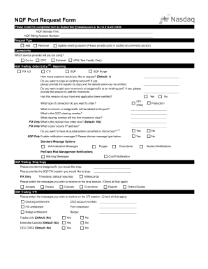 Fillable Online NQF.Port.Request.Form Fax Email Print - pdfFiller