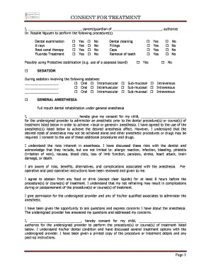 Fillable Online CONSENT FORMS ANESTH AND TR Fax Email Print - pdfFiller