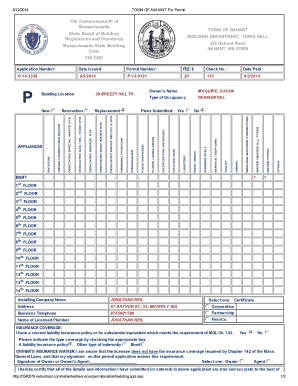Fillable Online nahant Regulations and Standards State Board of Building BUILDING ... - nahant ...