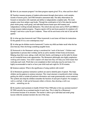 Fillable Online Q: How do you measure progress Fax Email Print - pdfFiller