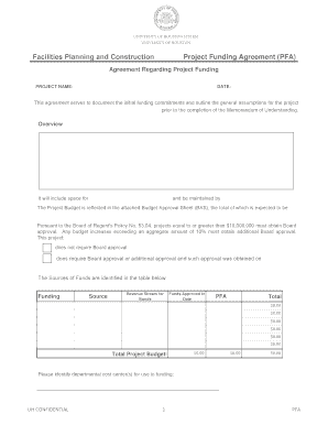 Fillable Online uh Facilities Planning and Construction Project Funding ...