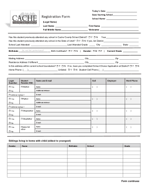 Fillable Online ccsdut CCSD Registration Form 2012523.doc - ccsdut Fax ...
