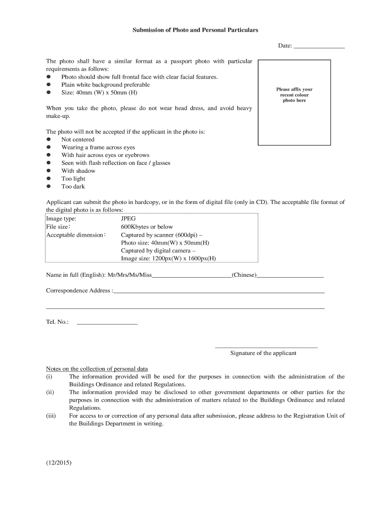 Fillable Online Application for Registered Inspector's Registration ...
