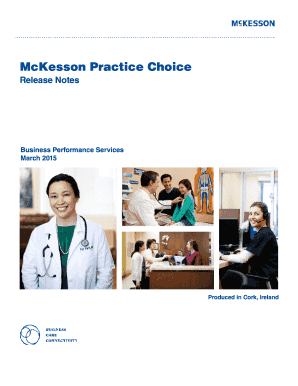 Fillable Online Release Notes PDF - McKesson Fax Email Print - pdfFiller