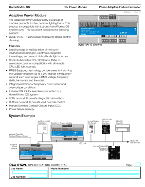 Fillable Online Adaptive Power Module SPEC (369842). Adaptive Power ...
