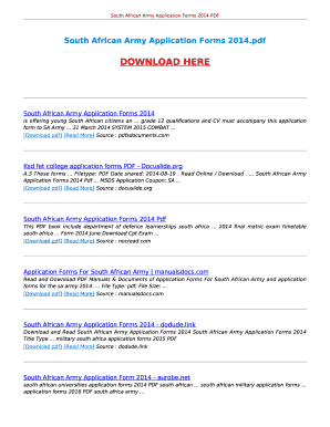 Fillable Online pdfcrop SOUTH AFRICAN ARMY APPLICATION FORMS 2014 ...