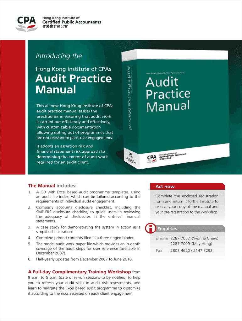 Fillable Online app1 hkicpa org Hong Kong Institute of CPAs Audit Practice Manual - app1 hkicpa ...