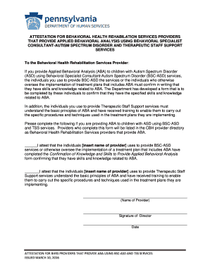 Fillable Online dbhids ABA Provider attestation form 3.10.16.docx ...