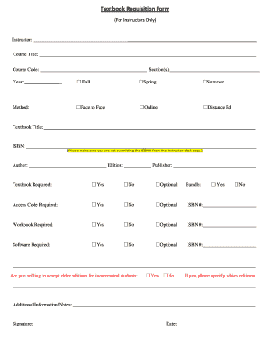 Fillable Online paloverde (For Instructors Only) Fax Email Print ...