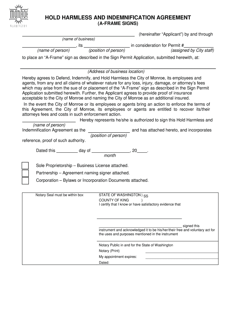 Fillable Online Sign Permit packet - Monroe Fax Email Print - pdfFiller