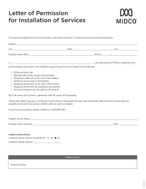 Fillable Online for Installation of Services Fax Email Print - pdfFiller