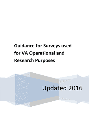 Fillable Online Guidance for Surveys used Fax Email Print - pdfFiller