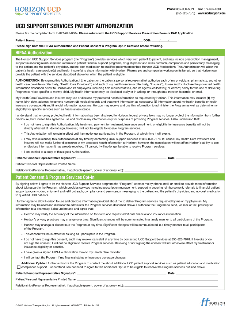 Fillable Online PATIENT AUTHORIZATION FORM INSTRUCTIONS Fax Email Print ...