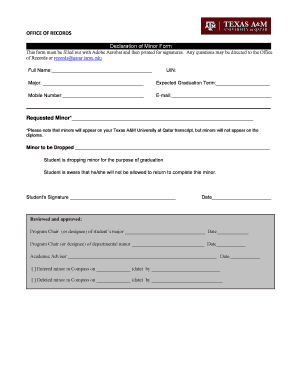 Fillable Online qatar tamu OFFICE OF RECORDS Fax Email Print - pdfFiller