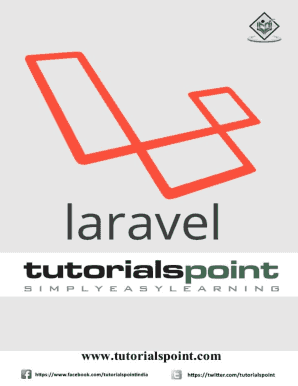 Fillable Online Laravel is a powerful MVC PHP framework, designed for ...