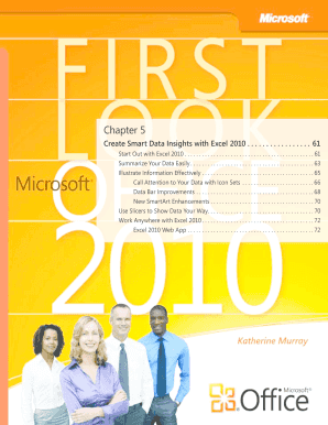 Fillable Online Create Smart Data Insights with Excel 2010 Fax Email ...