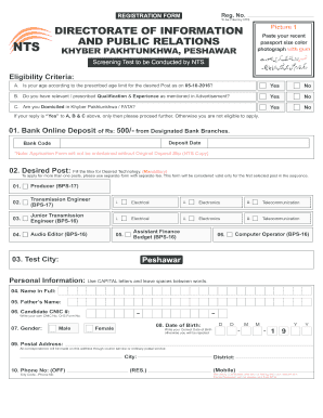 Fillable Online Directorate of Information Technology Form - ilmkidunya ...