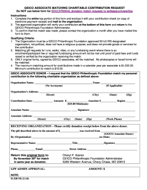 Fillable Online Geico Nonprofit Form Fax Email Print - pdfFiller