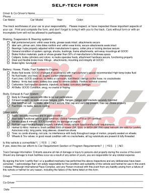 Fillable Online Pitt Race Self Tech Form 2016 Fax Email Print - pdfFiller
