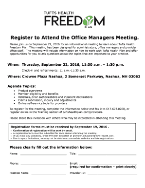 Fillable Online form - Tufts Health Plan Fax Email Print - pdfFiller