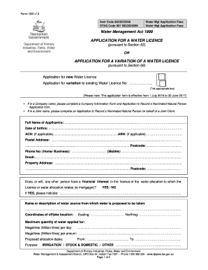 Fillable Online H557263 003 v13 Water Licence-Vary Licence Application ...