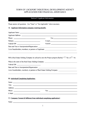 Fillable Online Section I: Applicant Information Fax Email Print ...